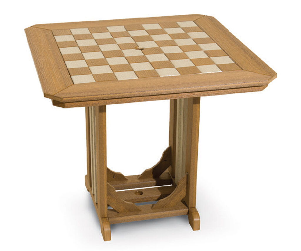 Checker Counter Height Table | Ponvue Creations